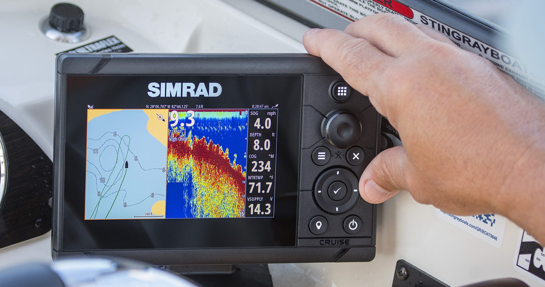 Simrad Cruise - ein intuitiver Kartenplotter - SKIPPER Bootshandel