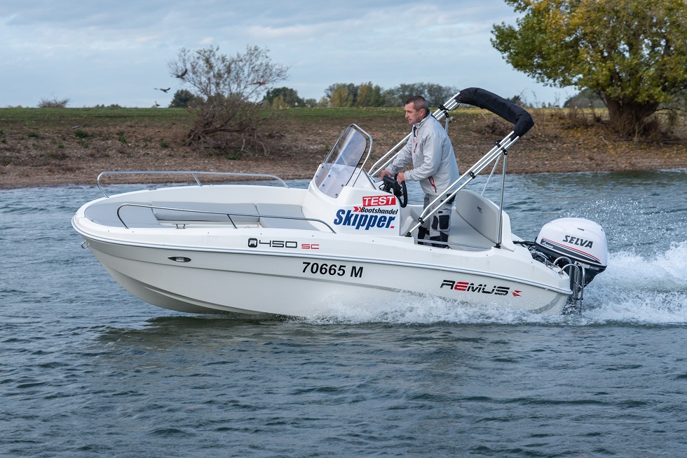 Remus 450 SC - Bootstest - SKIPPER Bootshandel